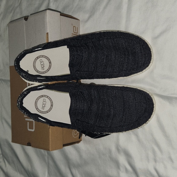 Hey Dude | Shoes | Hey Dude Wendy Double Black Shoe | Poshmark